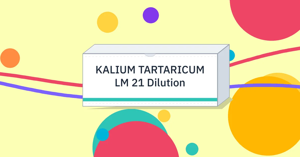 Symbolbild: Packung mit der Aufschrift KALIUM TARTARICUM LM 21 Dilution (PZN 12926843) – Verfügbarkeit und Bezug in Apotheken in Frankfurt am Main