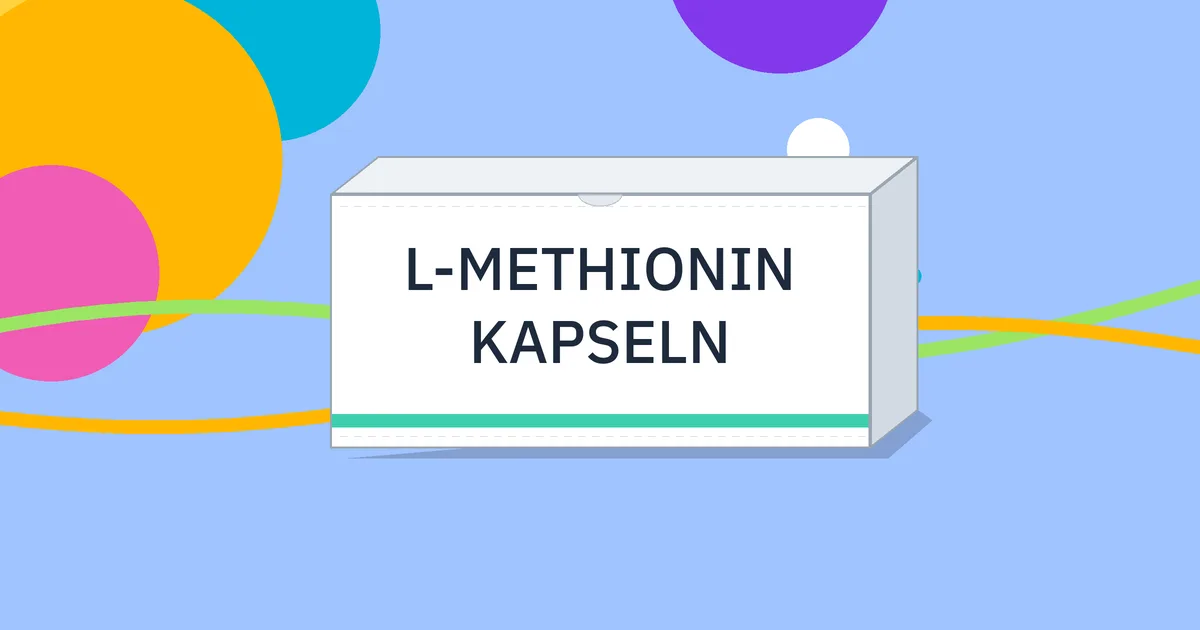 Symbolbild: Packung mit der Aufschrift L-METHIONIN KAPSELN (PZN 10310339) – Verfügbarkeit und Bezug in Apotheken in Frankfurt am Main