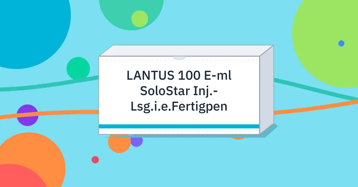 Symbolbild: Packung mit der Aufschrift LANTUS 100 E-ml SoloStar Inj.-Lsg.i.e.Fertigpen (PZN 07795735) – Verfügbarkeit und Bezug in Apotheken in Frankfurt am Main