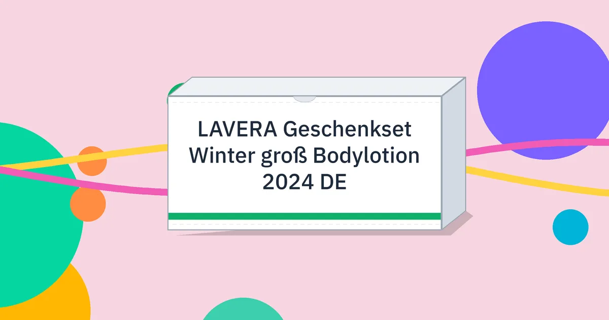 Symbolbild: Packung mit der Aufschrift LAVERA Geschenkset Winter groß Bodylotion 2024 DE (PZN 19197962) – Verfügbarkeit und Bezug in Apotheken in Frankfurt am Main