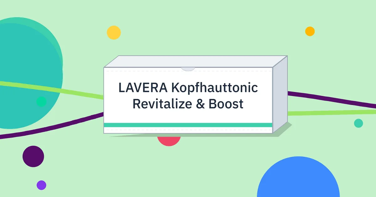 Symbolbild: Packung mit der Aufschrift LAVERA Kopfhauttonic Revitalize & Boost (PZN 20210633) – Verfügbarkeit und Bezug in Apotheken in Frankfurt am Main