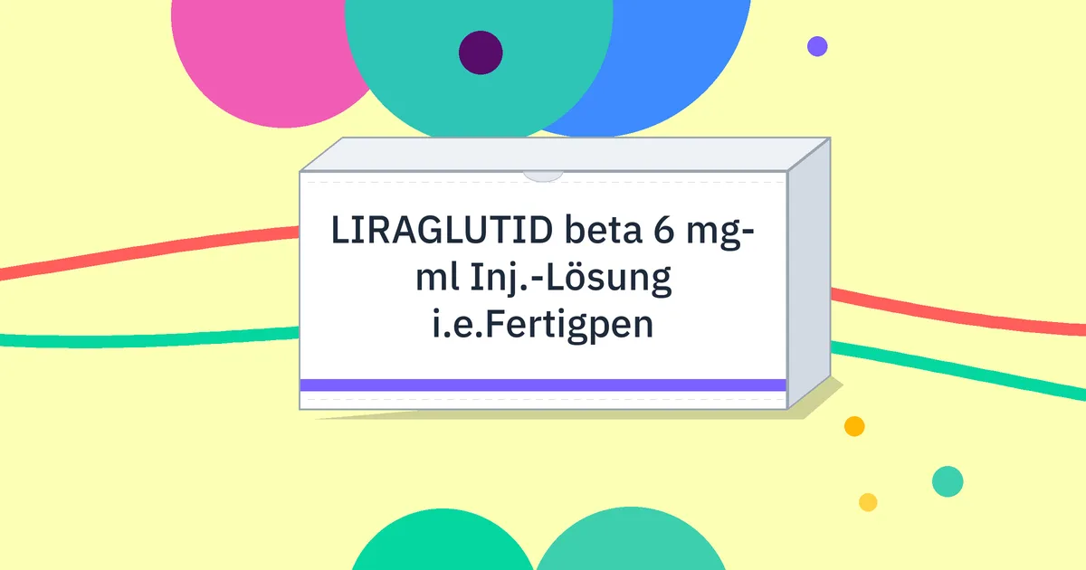Symbolbild: Packung mit der Aufschrift LIRAGLUTID beta 6 mg-ml Inj.-Lösung i.e.Fertigpen (PZN 19185568) – Verfügbarkeit und Bezug in Apotheken in Frankfurt am Main