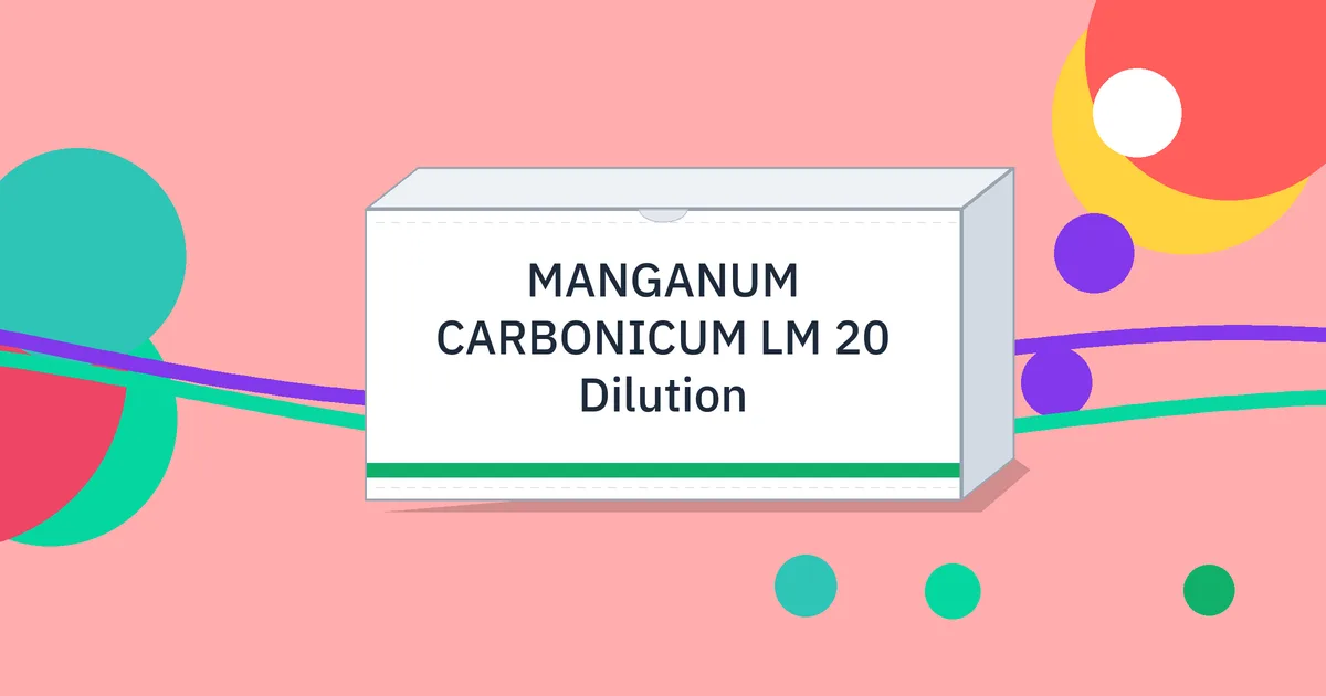 Symbolbild: Packung mit der Aufschrift MANGANUM CARBONICUM LM 20 Dilution (PZN 12942919) – Verfügbarkeit und Bezug in Apotheken in Frankfurt am Main