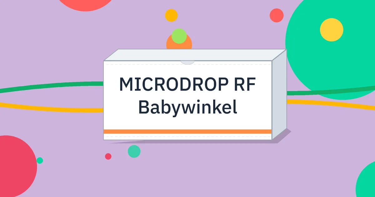 Symbolbild: Packung mit der Aufschrift MICRODROP RF Babywinkel (PZN 00347703) – Verfügbarkeit und Bezug in Apotheken in Frankfurt am Main