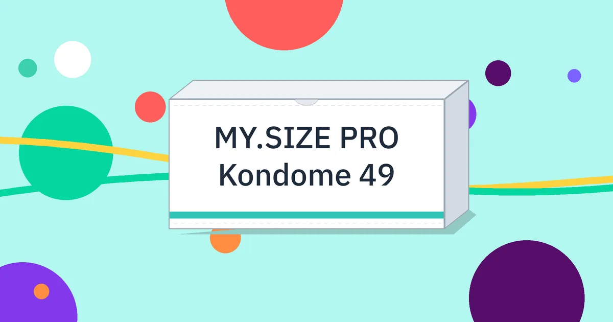 Symbolbild: Packung mit der Aufschrift MY.SIZE PRO Kondome 49 (PZN 17458111) – Verfügbarkeit und Bezug in Apotheken in Frankfurt am Main
