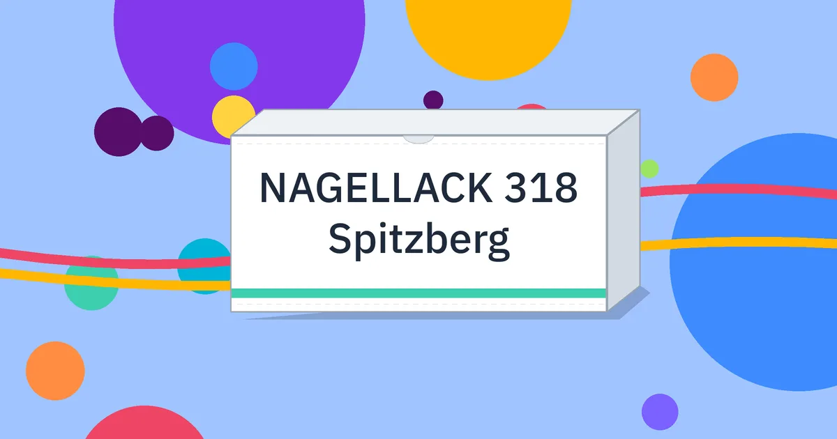 Symbolbild: Packung mit der Aufschrift NAGELLACK 318 Spitzberg (PZN 11649436) – Verfügbarkeit und Bezug in Apotheken in Frankfurt am Main