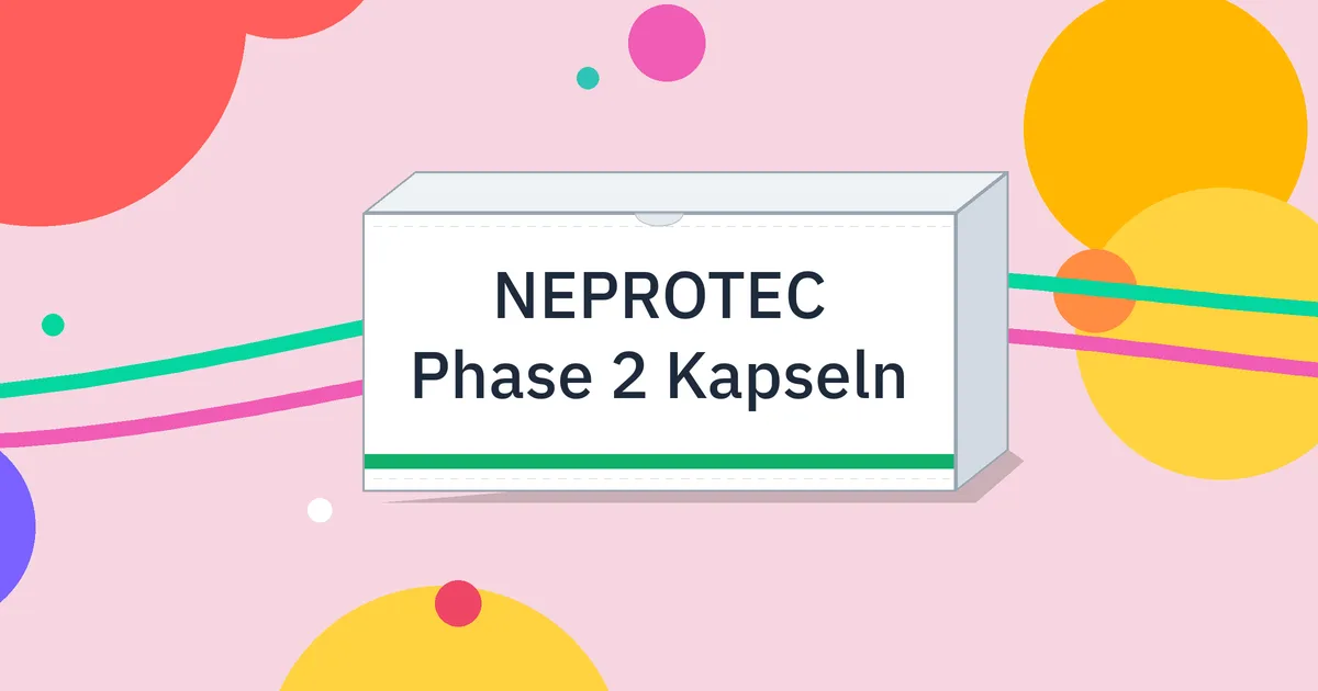 Symbolbild: Packung mit der Aufschrift NEPROTEC Phase 2 Kapseln (PZN 16907771) – Verfügbarkeit und Bezug in Apotheken in Frankfurt am Main