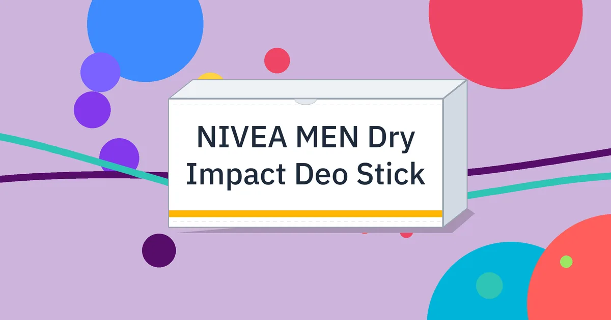 Symbolbild: Packung mit der Aufschrift NIVEA MEN Dry Impact Deo Stick (PZN 20799560) – Verfügbarkeit und Bezug in Apotheken in Frankfurt am Main