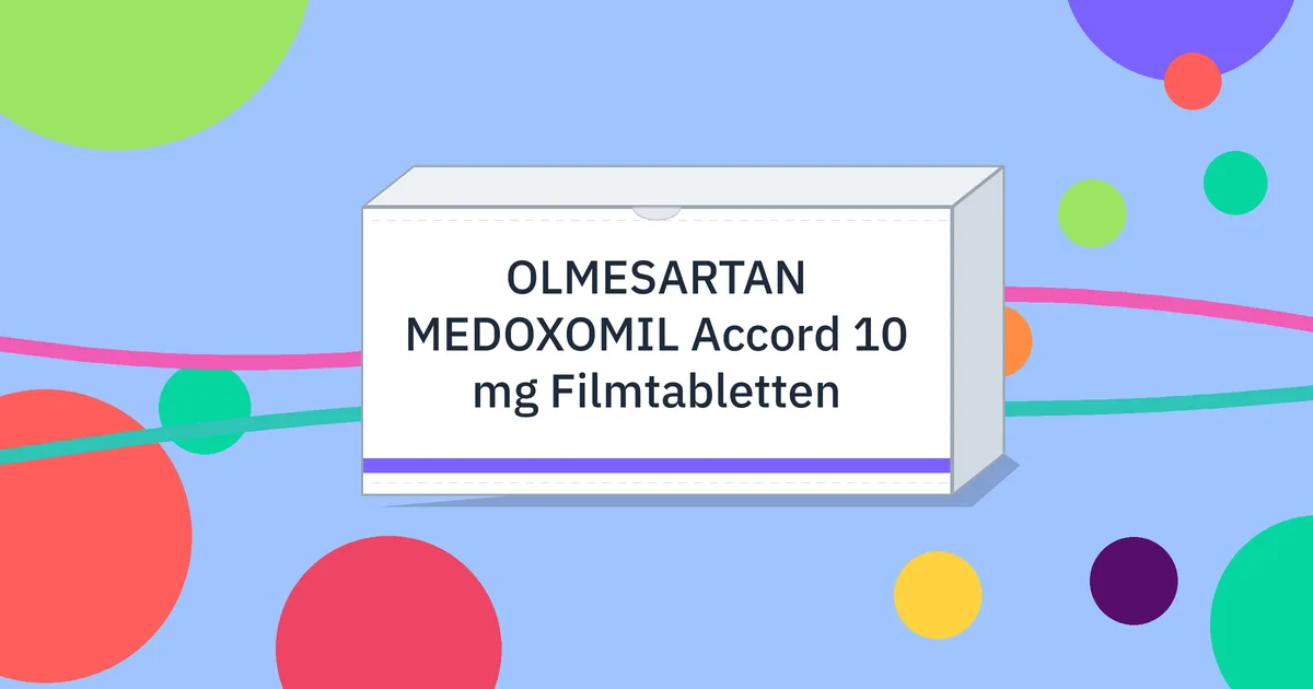 Symbolbild: Packung mit der Aufschrift OLMESARTAN MEDOXOMIL Accord 10 mg Filmtabletten (PZN 12379631) – Verfügbarkeit und Bezug in Apotheken in Frankfurt am Main