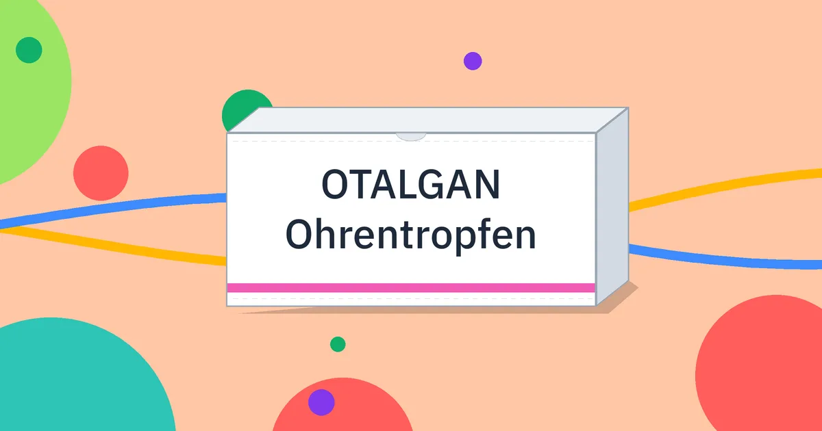 Symbolbild: Packung mit der Aufschrift OTALGAN Ohrentropfen (PZN 04884645) – Verfügbarkeit und Bezug in Apotheken in Frankfurt am Main