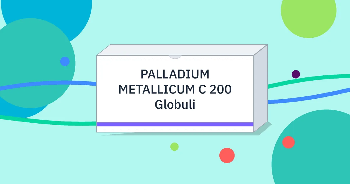 Symbolbild: Packung mit der Aufschrift PALLADIUM METALLICUM C 200 Globuli (PZN 07176446) – Verfügbarkeit und Bezug in Apotheken in Frankfurt am Main