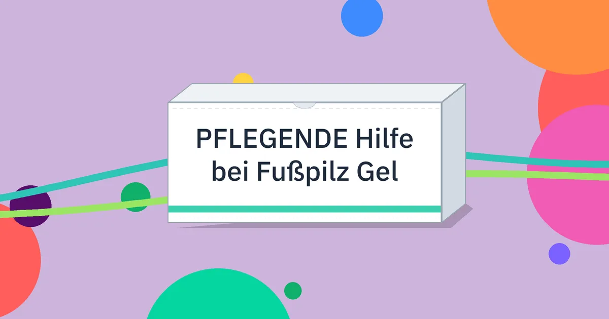 Symbolbild: Packung mit der Aufschrift PFLEGENDE Hilfe bei Fußpilz Gel (PZN 04408583) – Verfügbarkeit und Bezug in Apotheken in Frankfurt am Main