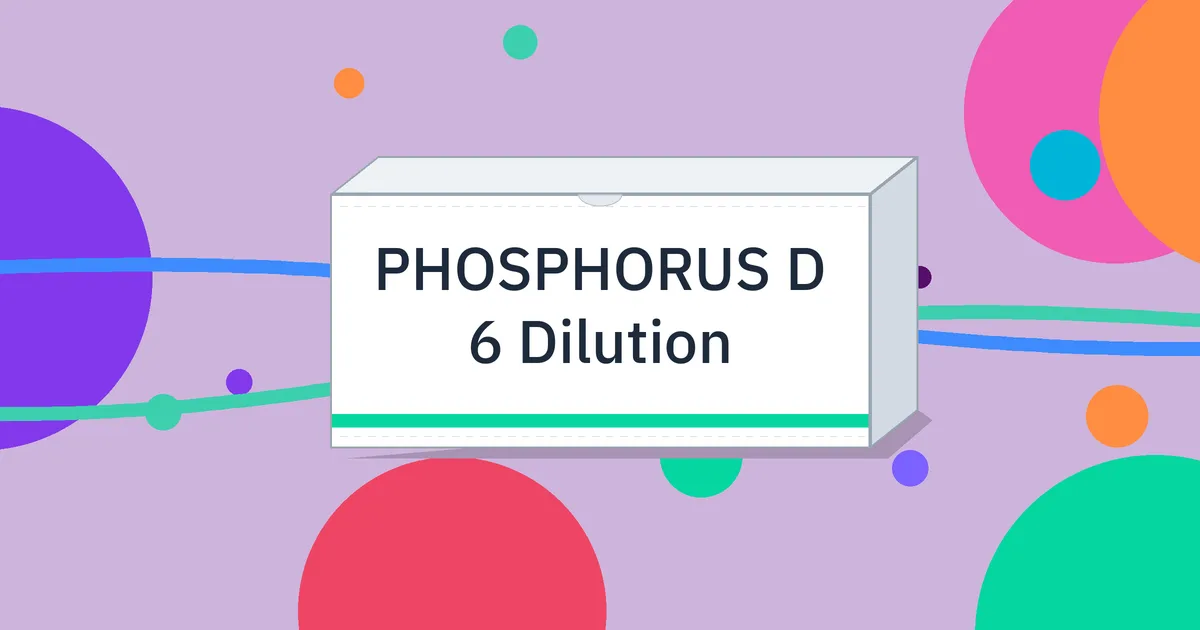 Symbolbild: Packung mit der Aufschrift PHOSPHORUS D 6 Dilution (PZN 01781695) – Verfügbarkeit und Bezug in Apotheken in Frankfurt am Main
