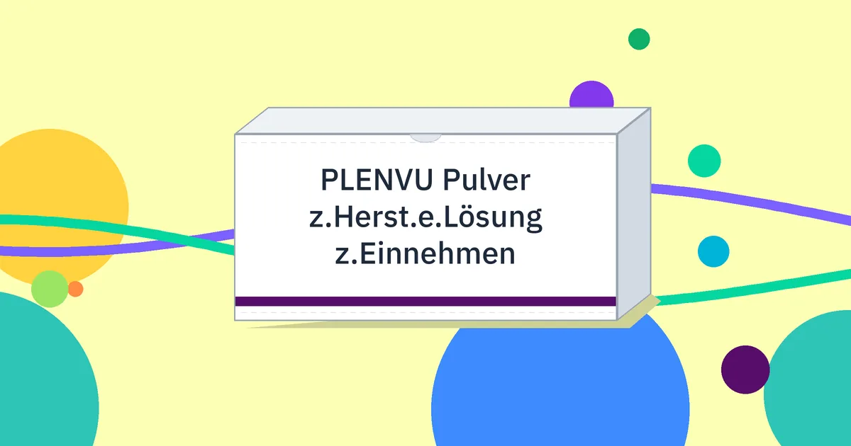 Symbolbild: Packung mit der Aufschrift PLENVU Pulver z.Herst.e.Lösung z.Einnehmen (PZN 13599725) – Verfügbarkeit und Bezug in Apotheken in Frankfurt am Main
