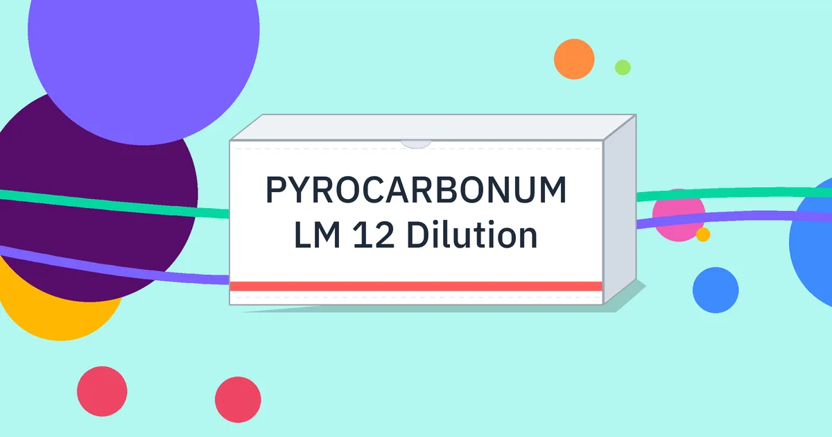 Symbolbild: Packung mit der Aufschrift PYROCARBONUM LM 12 Dilution (PZN 13672735) – Verfügbarkeit und Bezug in Apotheken in Frankfurt am Main