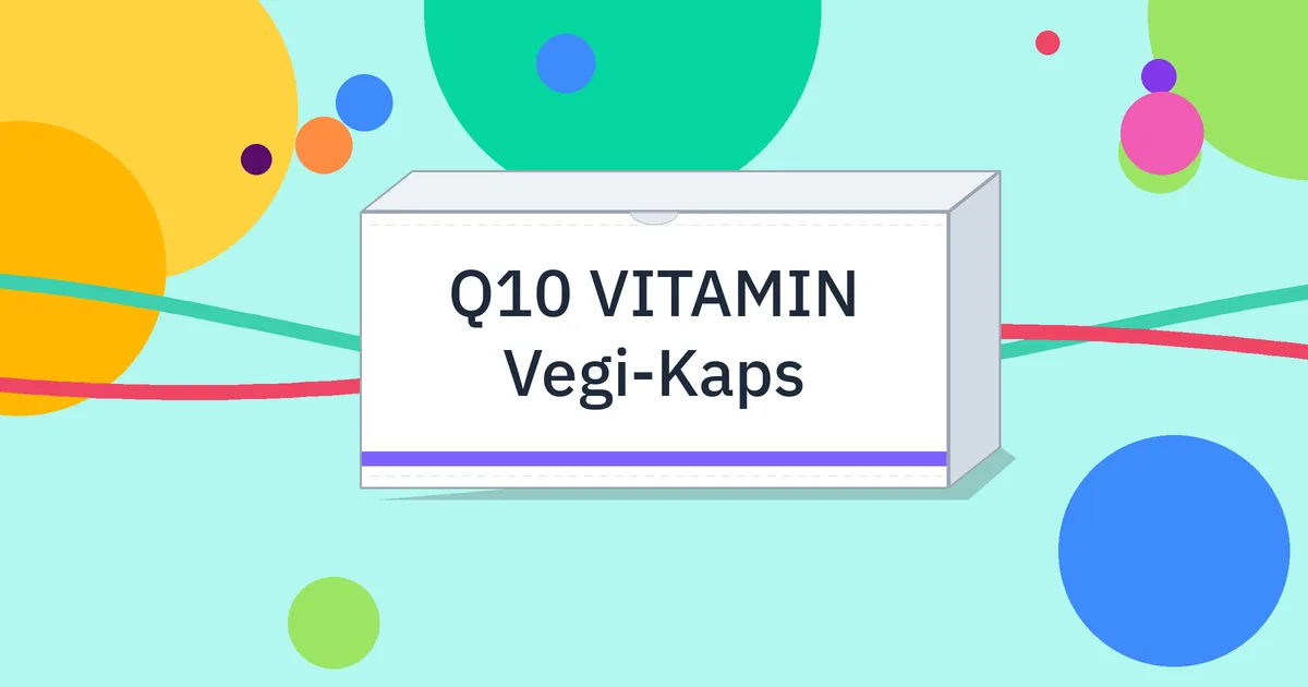 Symbolbild: Packung mit der Aufschrift Q10 VITAMIN Vegi-Kaps (PZN 13965437) – Verfügbarkeit und Bezug in Apotheken in Frankfurt am Main