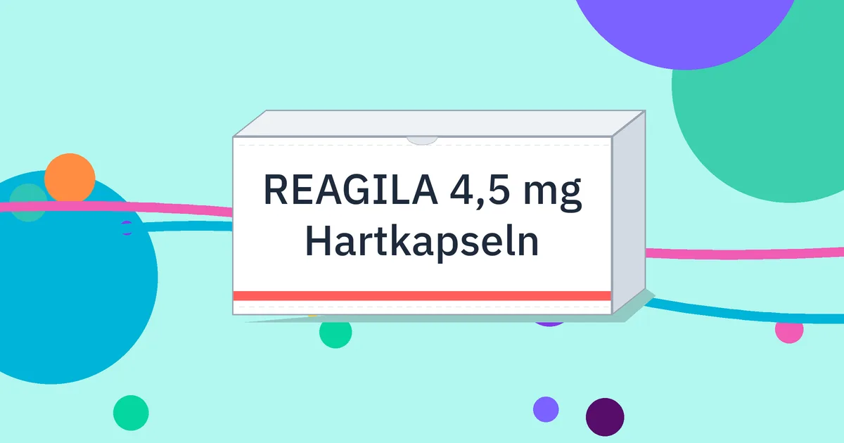 Symbolbild: Packung mit der Aufschrift REAGILA 4,5 mg Hartkapseln (PZN 16700969) – Verfügbarkeit und Bezug in Apotheken in Frankfurt am Main