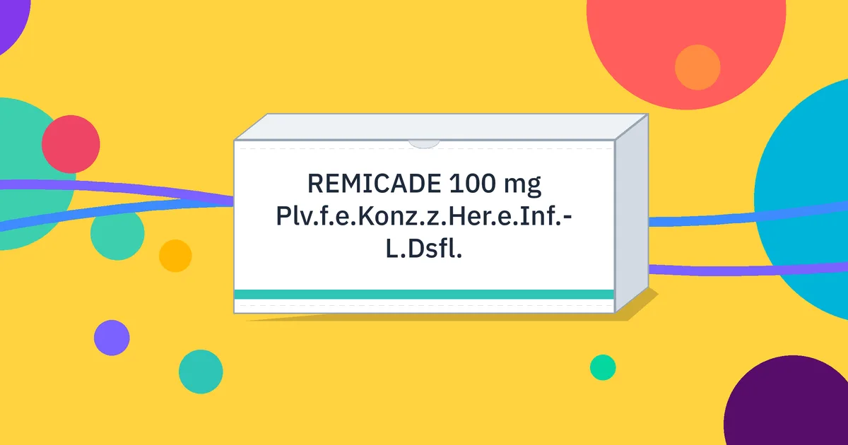 Symbolbild: Packung mit der Aufschrift REMICADE 100 mg Plv.f.e.Konz.z.Her.e.Inf.-L.Dsfl. (PZN 14259948) – Verfügbarkeit und Bezug in Apotheken in Frankfurt am Main