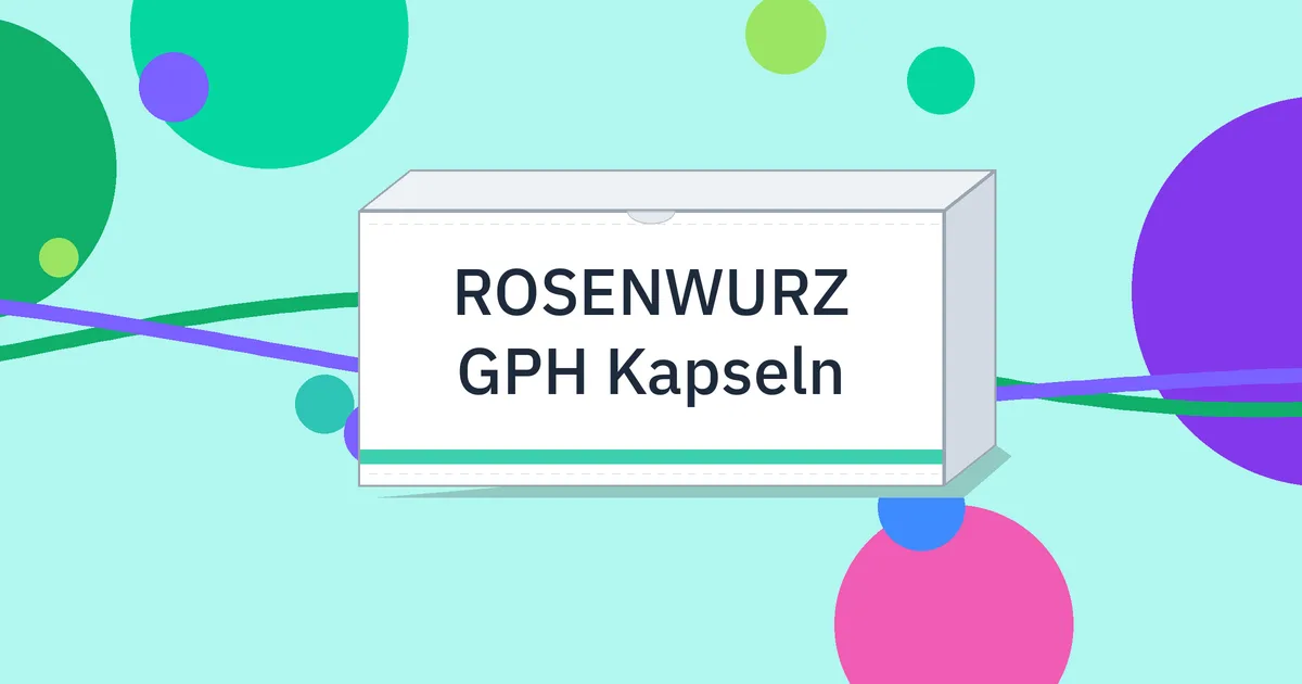 Symbolbild: Packung mit der Aufschrift ROSENWURZ GPH Kapseln (PZN 06923409) – Verfügbarkeit und Bezug in Apotheken in Frankfurt am Main