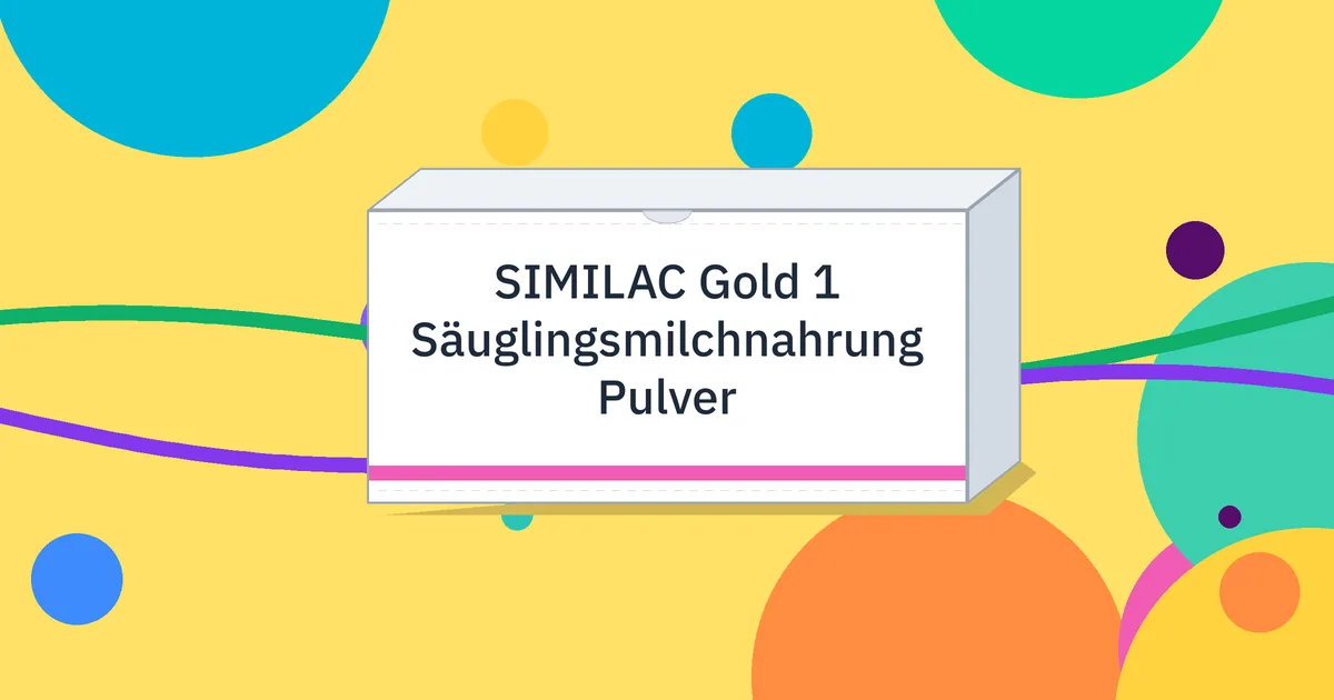 Symbolbild: Packung mit der Aufschrift SIMILAC Gold 1 Säuglingsmilchnahrung Pulver (PZN 17531807) – Verfügbarkeit und Bezug in Apotheken in Frankfurt am Main