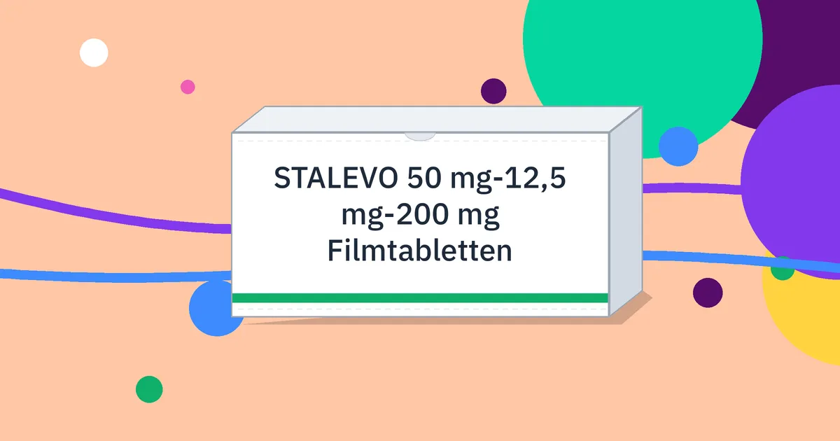 Symbolbild: Packung mit der Aufschrift STALEVO 50 mg-12,5 mg-200 mg Filmtabletten (PZN 00363441) – Verfügbarkeit und Bezug in Apotheken in Frankfurt am Main