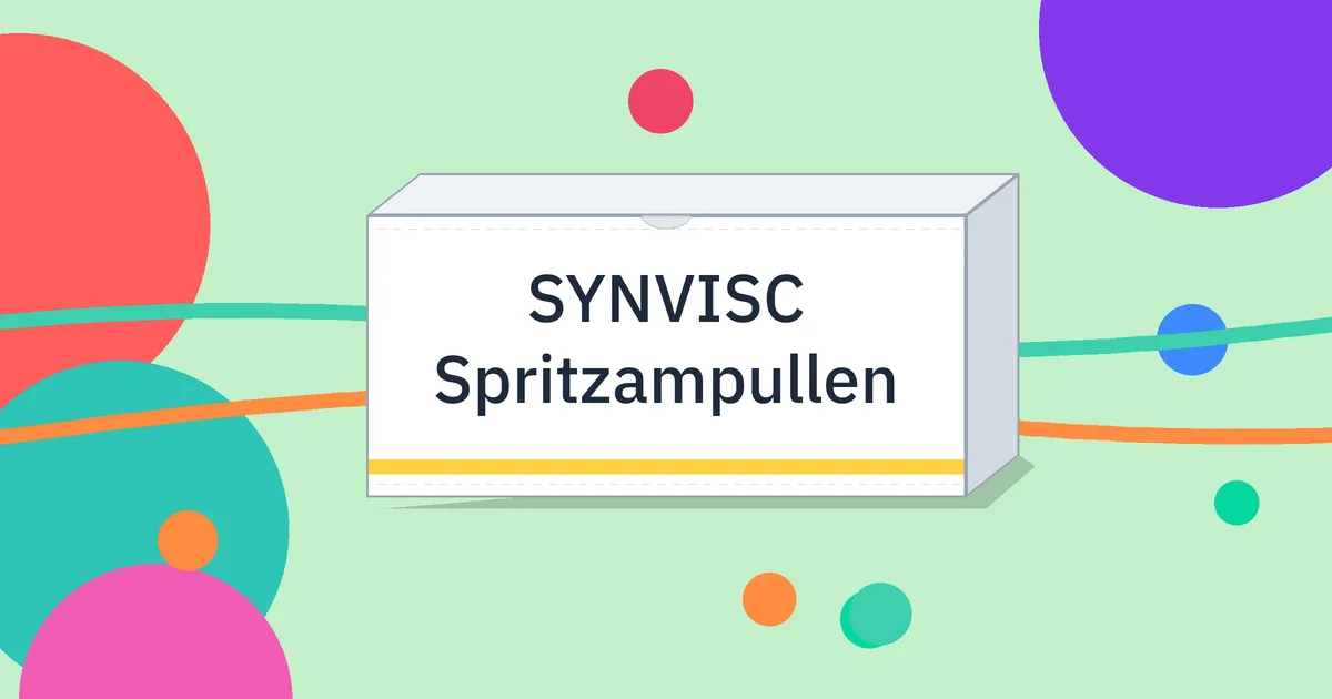 Symbolbild: Packung mit der Aufschrift SYNVISC Spritzampullen (PZN 16007292) – Verfügbarkeit und Bezug in Apotheken in Frankfurt am Main