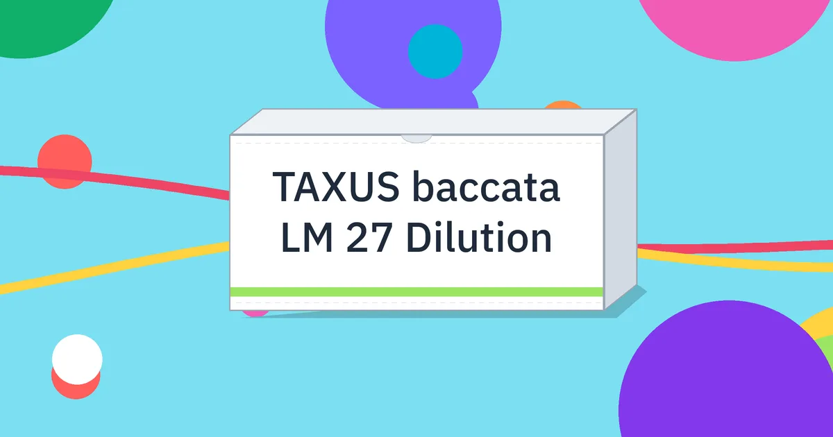 Symbolbild: Packung mit der Aufschrift TAXUS baccata LM 27 Dilution (PZN 13215363) – Verfügbarkeit und Bezug in Apotheken in Frankfurt am Main