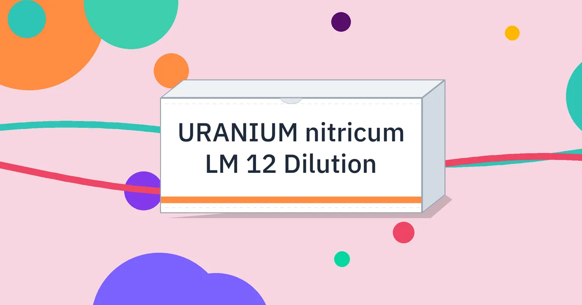 Symbolbild: Packung mit der Aufschrift URANIUM nitricum LM 12 Dilution (PZN 13256244) – Verfügbarkeit und Bezug in Apotheken in Frankfurt am Main