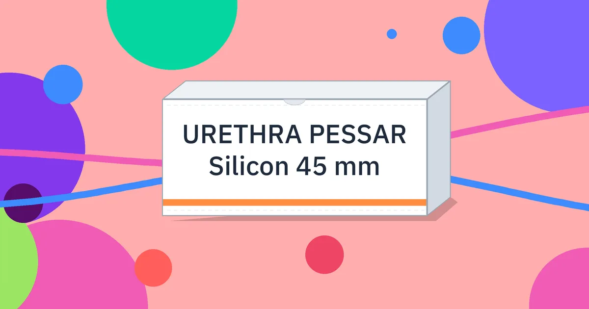 Symbolbild: Packung mit der Aufschrift URETHRA PESSAR Silicon 45 mm (PZN 00254048) – Verfügbarkeit und Bezug in Apotheken in Frankfurt am Main