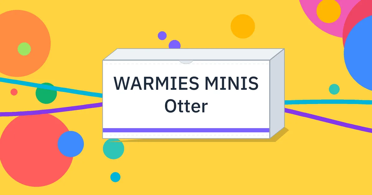 Symbolbild: Packung mit der Aufschrift WARMIES MINIS Otter (PZN 16033131) – Verfügbarkeit und Bezug in Apotheken in Frankfurt am Main