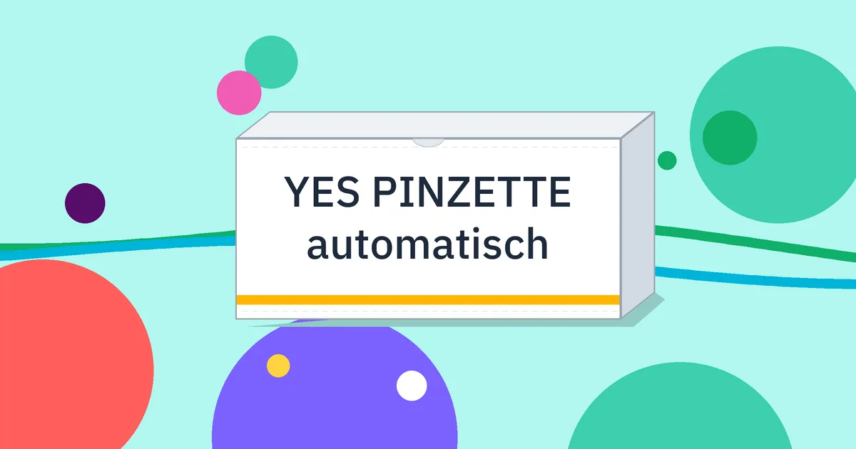 Symbolbild: Packung mit der Aufschrift YES PINZETTE automatisch (PZN 14220691) – Verfügbarkeit und Bezug in Apotheken in Frankfurt am Main