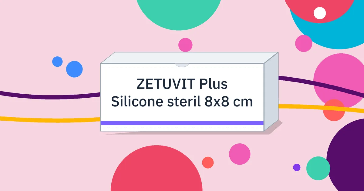 Symbolbild: Packung mit der Aufschrift ZETUVIT Plus Silicone steril 8x8 cm (PZN 19704666) – Verfügbarkeit und Bezug in Apotheken in Frankfurt am Main