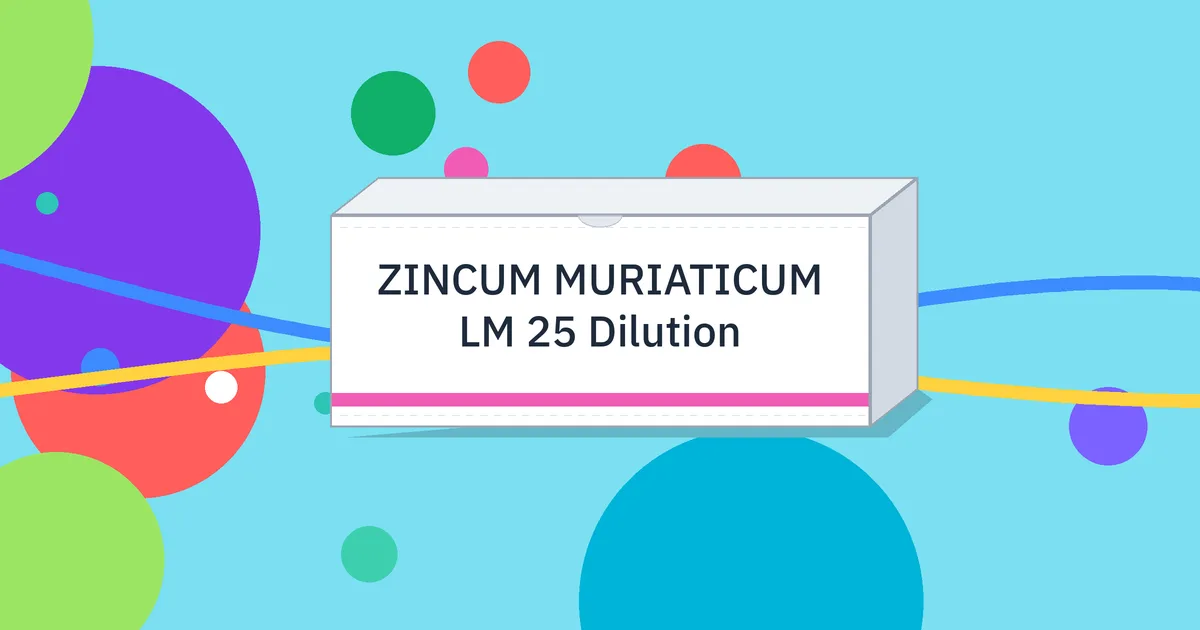 Symbolbild: Packung mit der Aufschrift ZINCUM MURIATICUM LM 25 Dilution (PZN 13295942) – Verfügbarkeit und Bezug in Apotheken in Frankfurt am Main