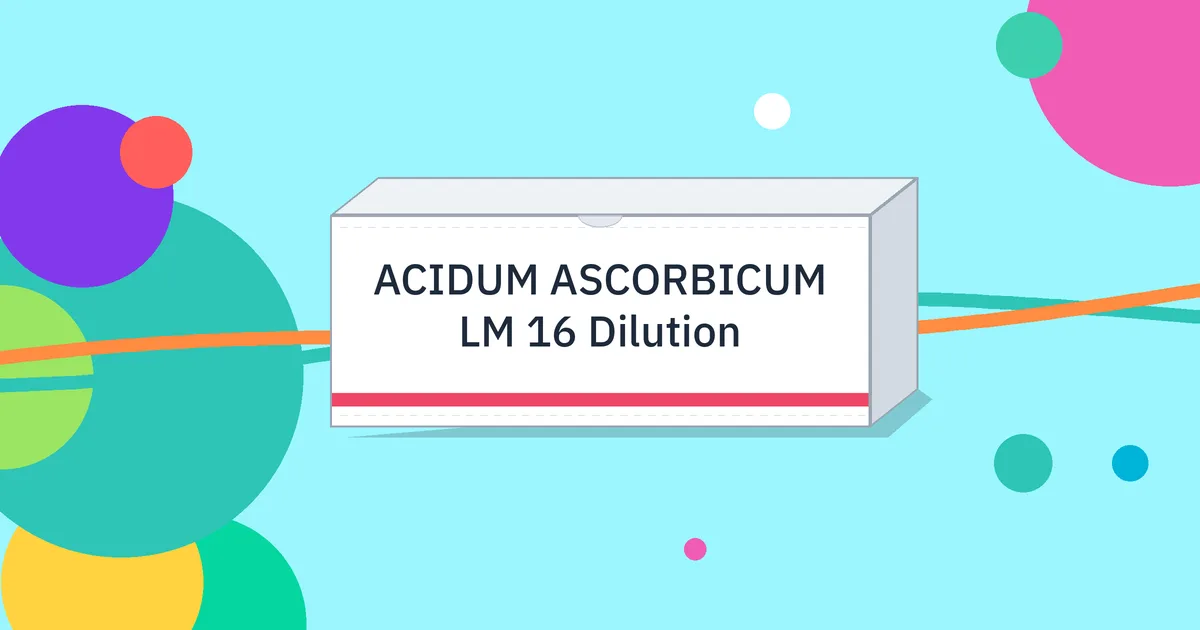 Symbolbild: Packung mit der Aufschrift ACIDUM ASCORBICUM LM 16 Dilution (PZN 13268951) – Verfügbarkeit und Bezug in Apotheken in Frankfurt am Main