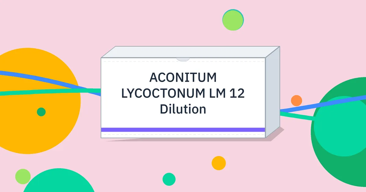 Symbolbild: Packung mit der Aufschrift ACONITUM LYCOCTONUM LM 12 Dilution (PZN 13291571) – Verfügbarkeit und Bezug in Apotheken in Frankfurt am Main