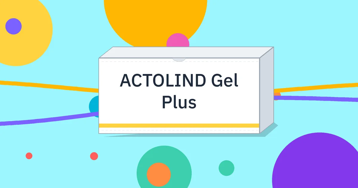 Symbolbild: Packung mit der Aufschrift ACTOLIND Gel Plus (PZN 17586990) – Verfügbarkeit und Bezug in Apotheken in Frankfurt am Main