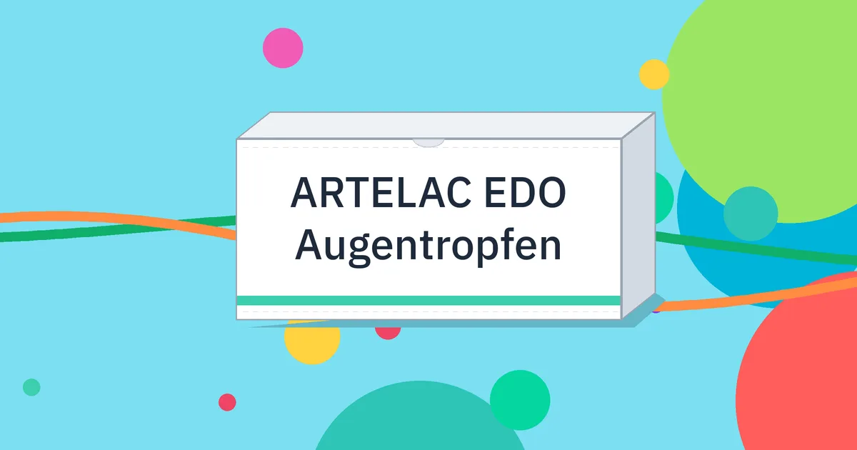 Symbolbild: Packung mit der Aufschrift ARTELAC EDO Augentropfen (PZN 07617583) – Verfügbarkeit und Bezug in Apotheken in Frankfurt am Main