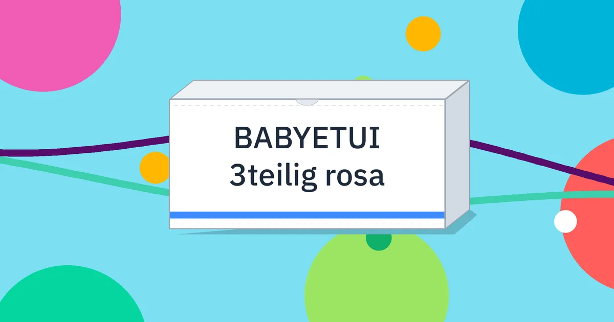 Symbolbild: Packung mit der Aufschrift BABYETUI 3teilig rosa (PZN 10926023) – Verfügbarkeit und Bezug in Apotheken in Frankfurt am Main