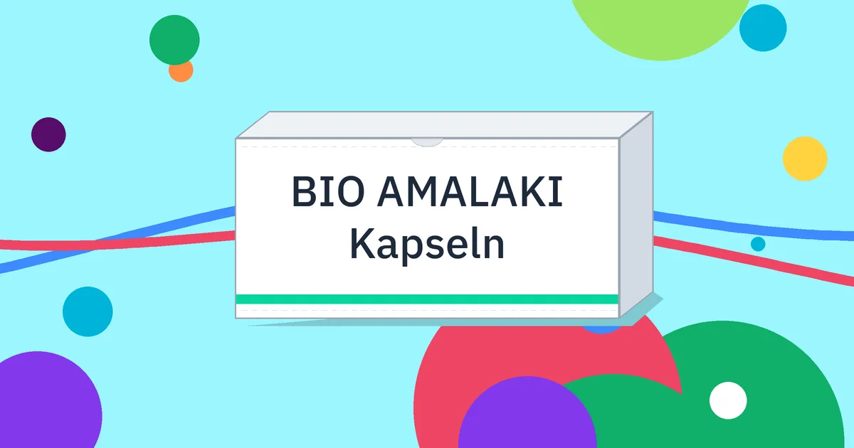 Symbolbild: Packung mit der Aufschrift BIO AMALAKI Kapseln (PZN 16707138) – Verfügbarkeit und Bezug in Apotheken in Frankfurt am Main