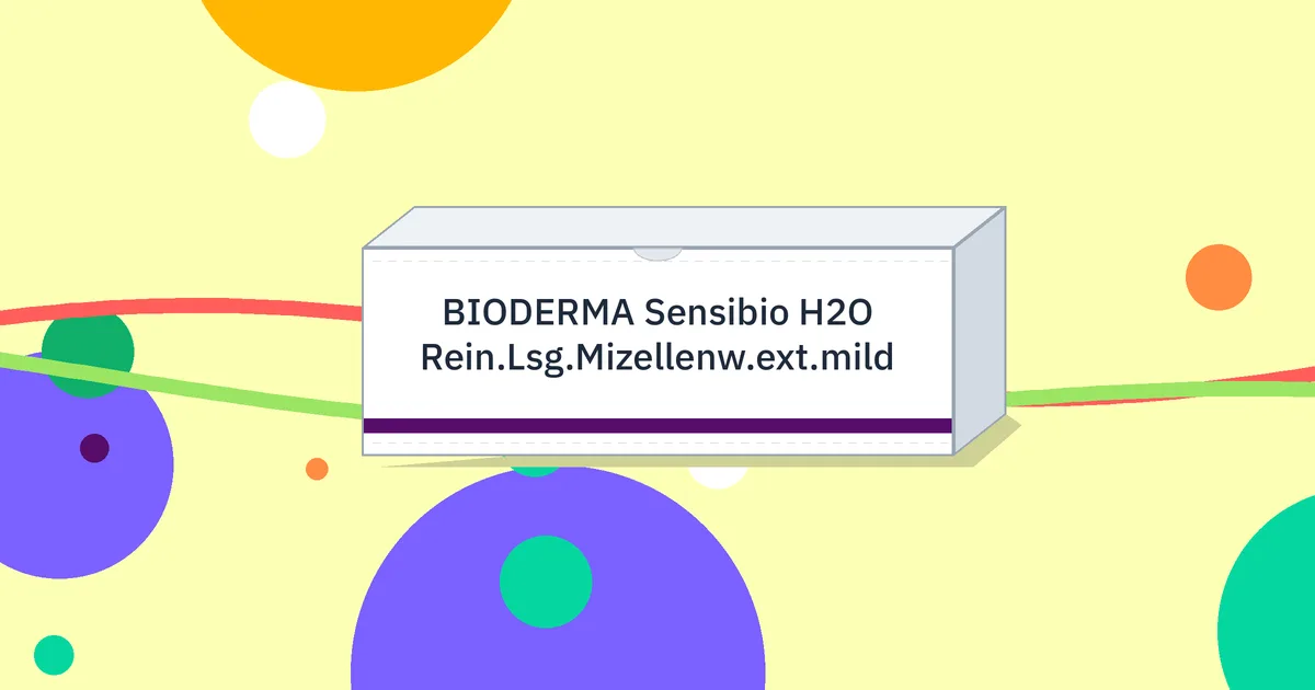 Symbolbild: Packung mit der Aufschrift BIODERMA Sensibio H2O Rein.Lsg.Mizellenw.ext.mild (PZN 00322382) – Verfügbarkeit und Bezug in Apotheken in Frankfurt am Main