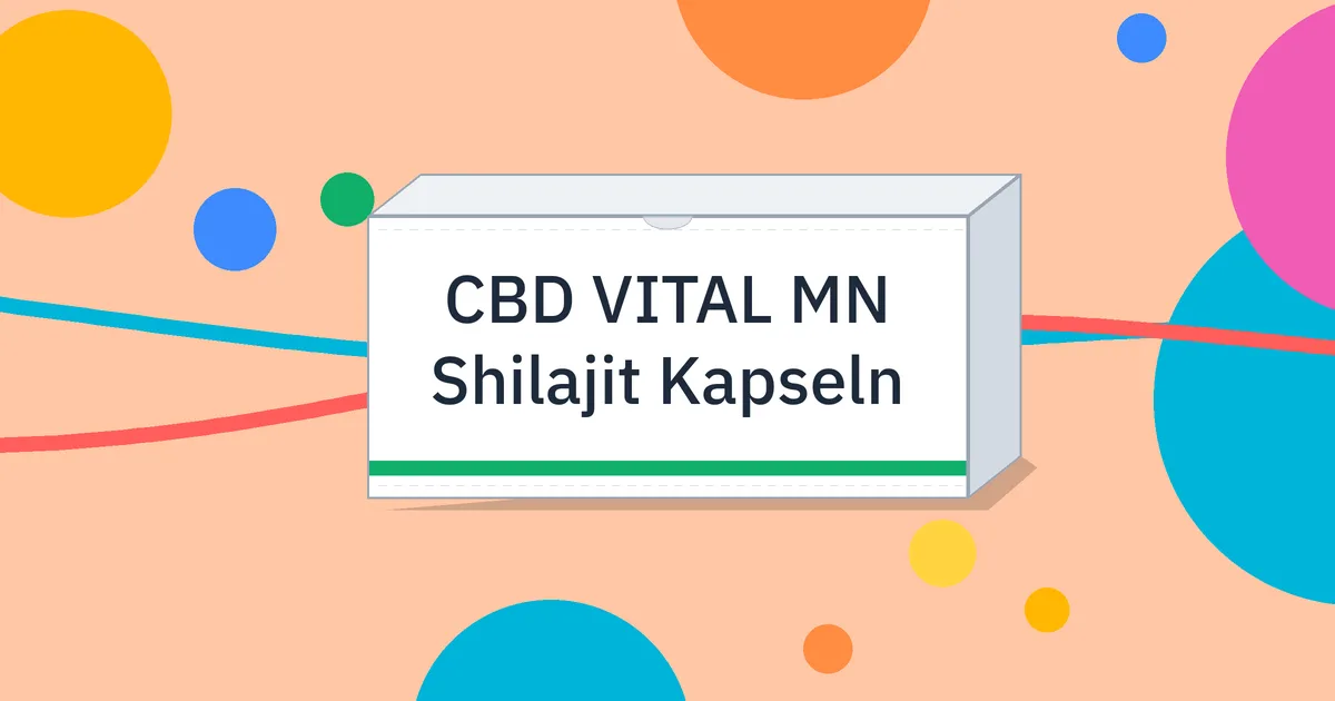 Symbolbild: Packung mit der Aufschrift CBD VITAL MN Shilajit Kapseln (PZN 19791352) – Verfügbarkeit und Bezug in Apotheken in Frankfurt am Main