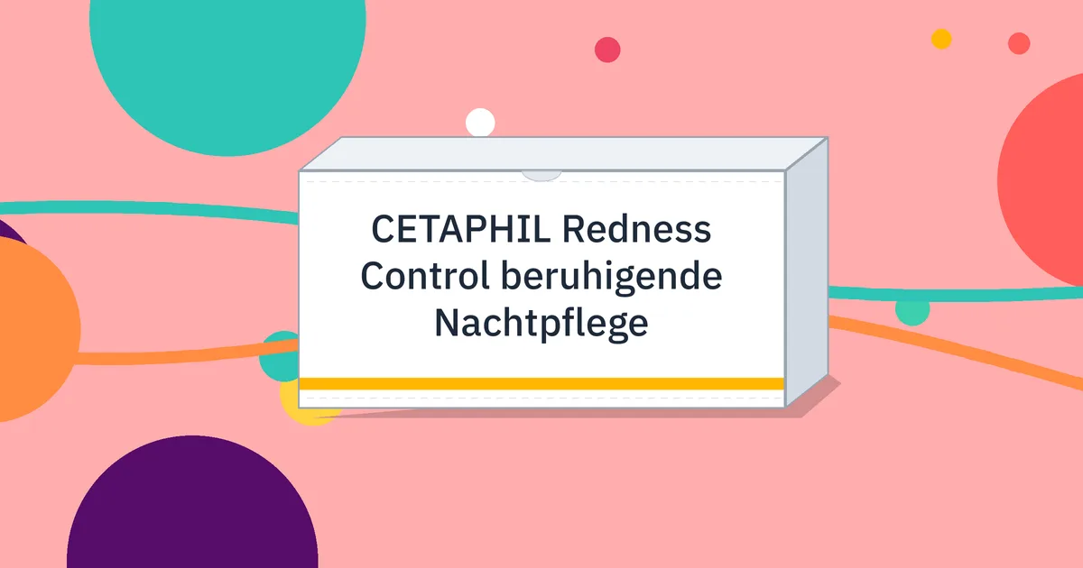 Symbolbild: Packung mit der Aufschrift CETAPHIL Redness Control beruhigende Nachtpflege (PZN 20007530) – Verfügbarkeit und Bezug in Apotheken in Frankfurt am Main