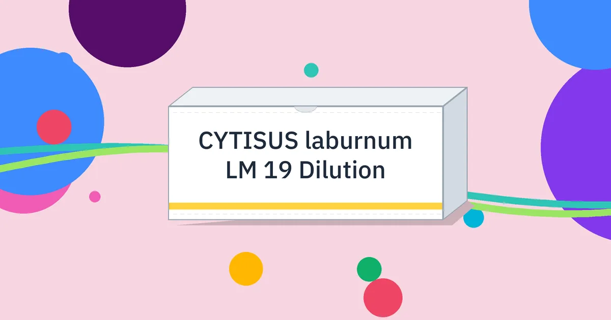 Symbolbild: Packung mit der Aufschrift CYTISUS laburnum LM 19 Dilution (PZN 13460588) – Verfügbarkeit und Bezug in Apotheken in Frankfurt am Main