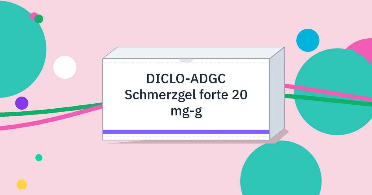 Symbolbild: Packung mit der Aufschrift DICLO-ADGC Schmerzgel forte 20 mg-g (PZN 18049952) – Verfügbarkeit und Bezug in Apotheken in Frankfurt am Main