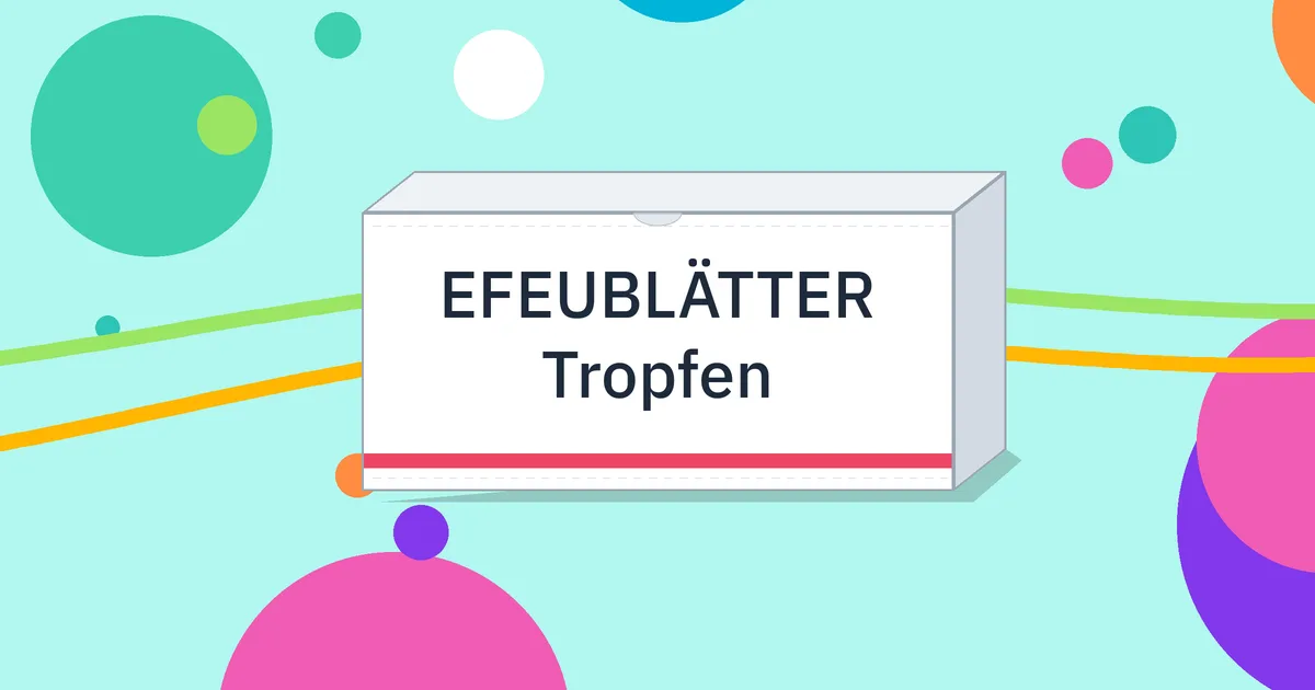 Symbolbild: Packung mit der Aufschrift EFEUBLÄTTER Tropfen (PZN 13966394) – Verfügbarkeit und Bezug in Apotheken in Frankfurt am Main