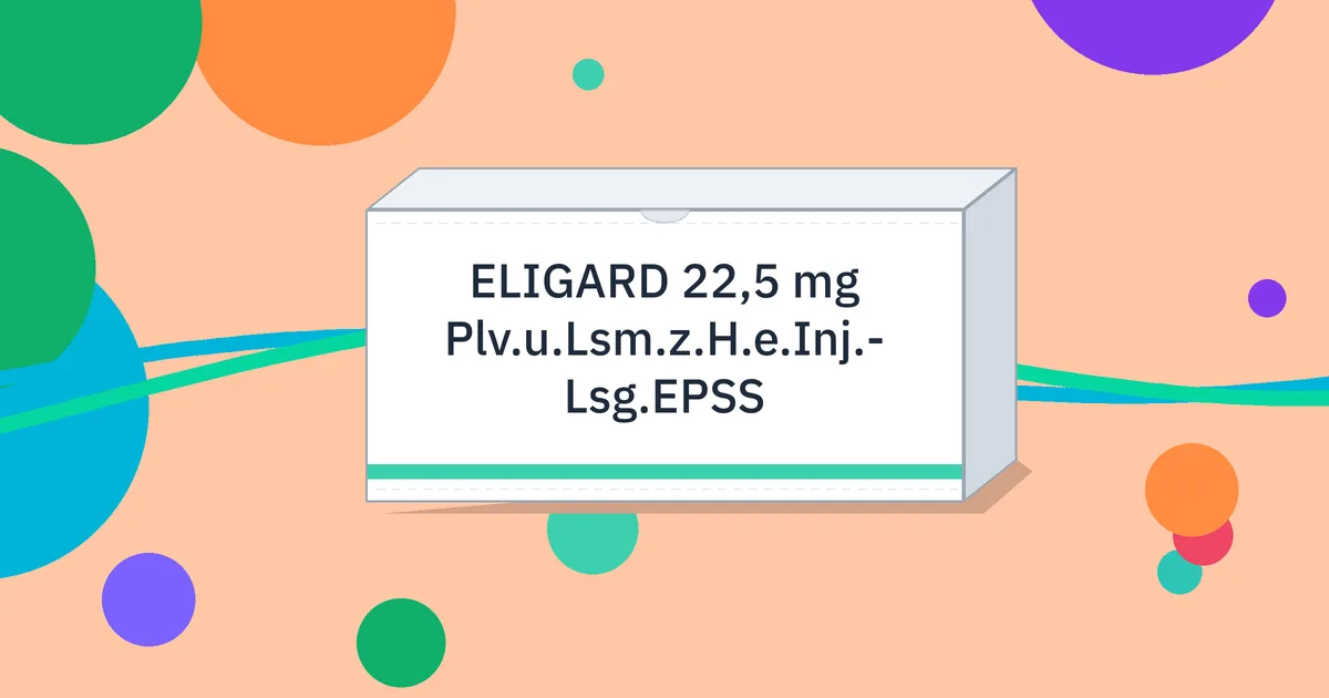 Symbolbild: Packung mit der Aufschrift ELIGARD 22,5 mg Plv.u.Lsm.z.H.e.Inj.-Lsg.EPSS (PZN 19173097) – Verfügbarkeit und Bezug in Apotheken in Frankfurt am Main