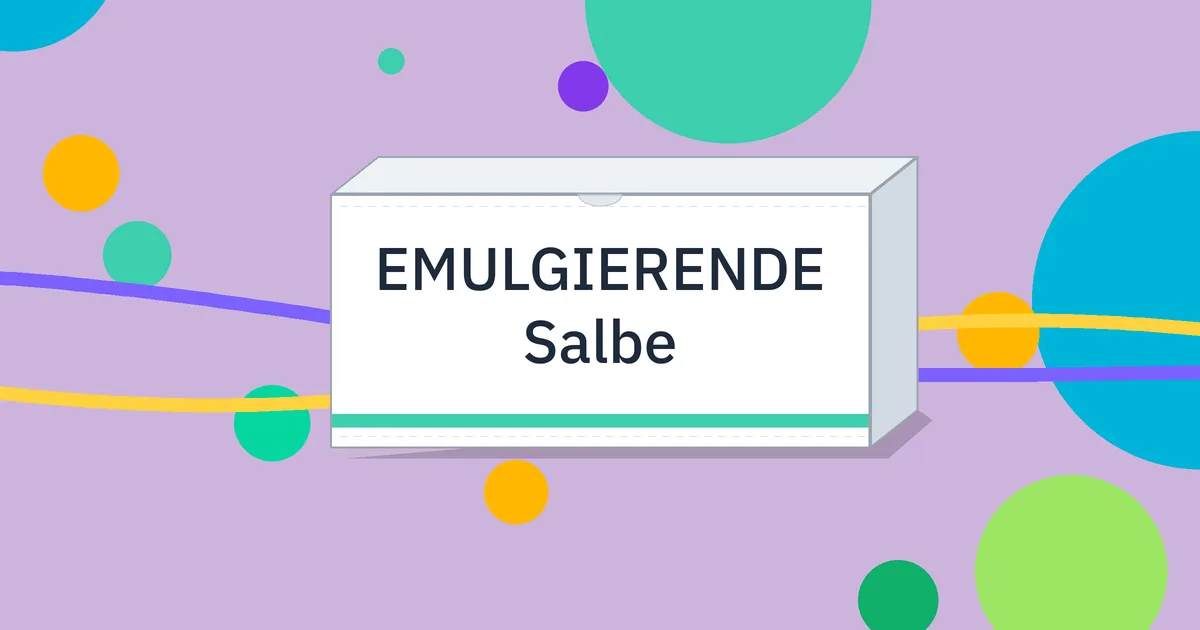 Symbolbild: Packung mit der Aufschrift EMULGIERENDE Salbe (PZN 18900595) – Verfügbarkeit und Bezug in Apotheken in Frankfurt am Main