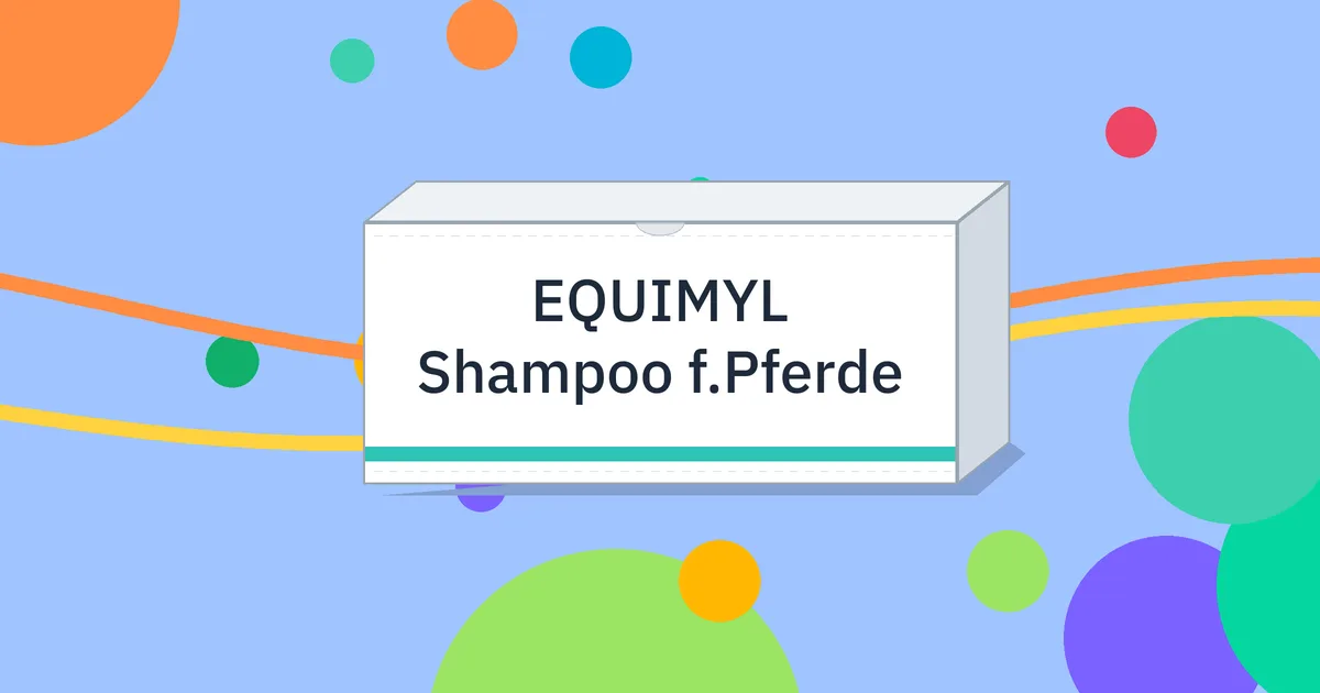 Symbolbild: Packung mit der Aufschrift EQUIMYL Shampoo f.Pferde (PZN 17148333) – Verfügbarkeit und Bezug in Apotheken in Frankfurt am Main
