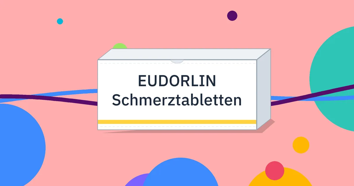 Symbolbild: Packung mit der Aufschrift EUDORLIN Schmerztabletten (PZN 02653255) – Verfügbarkeit und Bezug in Apotheken in Frankfurt am Main