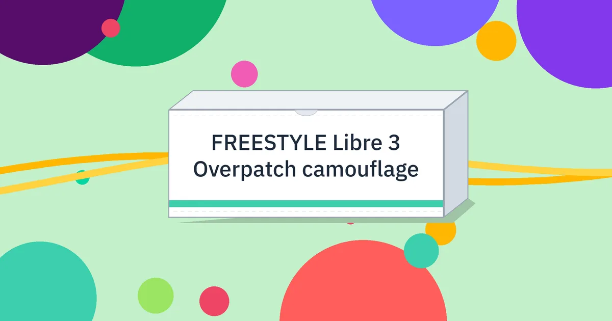 Symbolbild: Packung mit der Aufschrift FREESTYLE Libre 3 Overpatch camouflage (PZN 19867411) – Verfügbarkeit und Bezug in Apotheken in Frankfurt am Main
